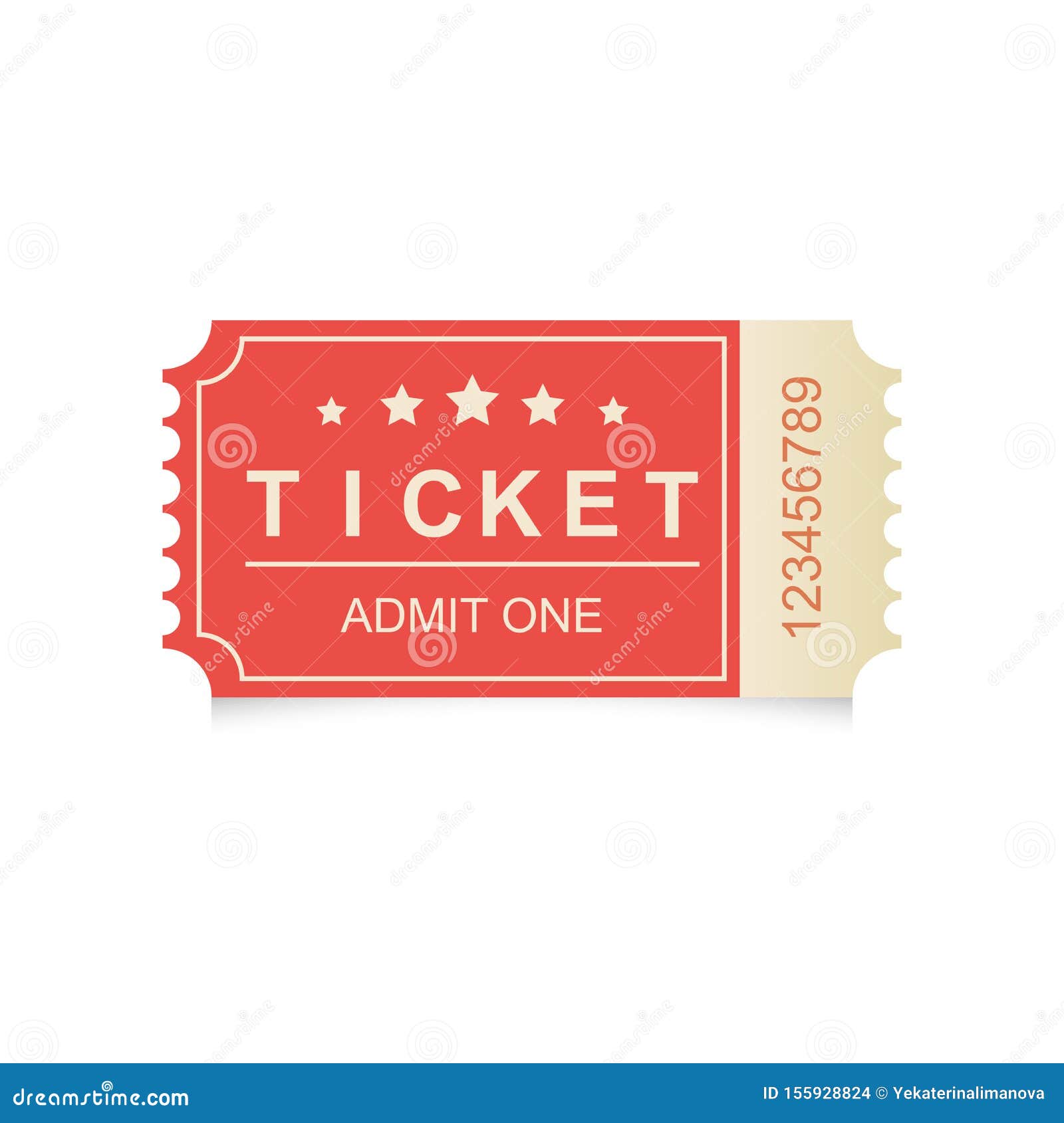 Retro tickets stock vector. Illustration of party, industry - 155928824