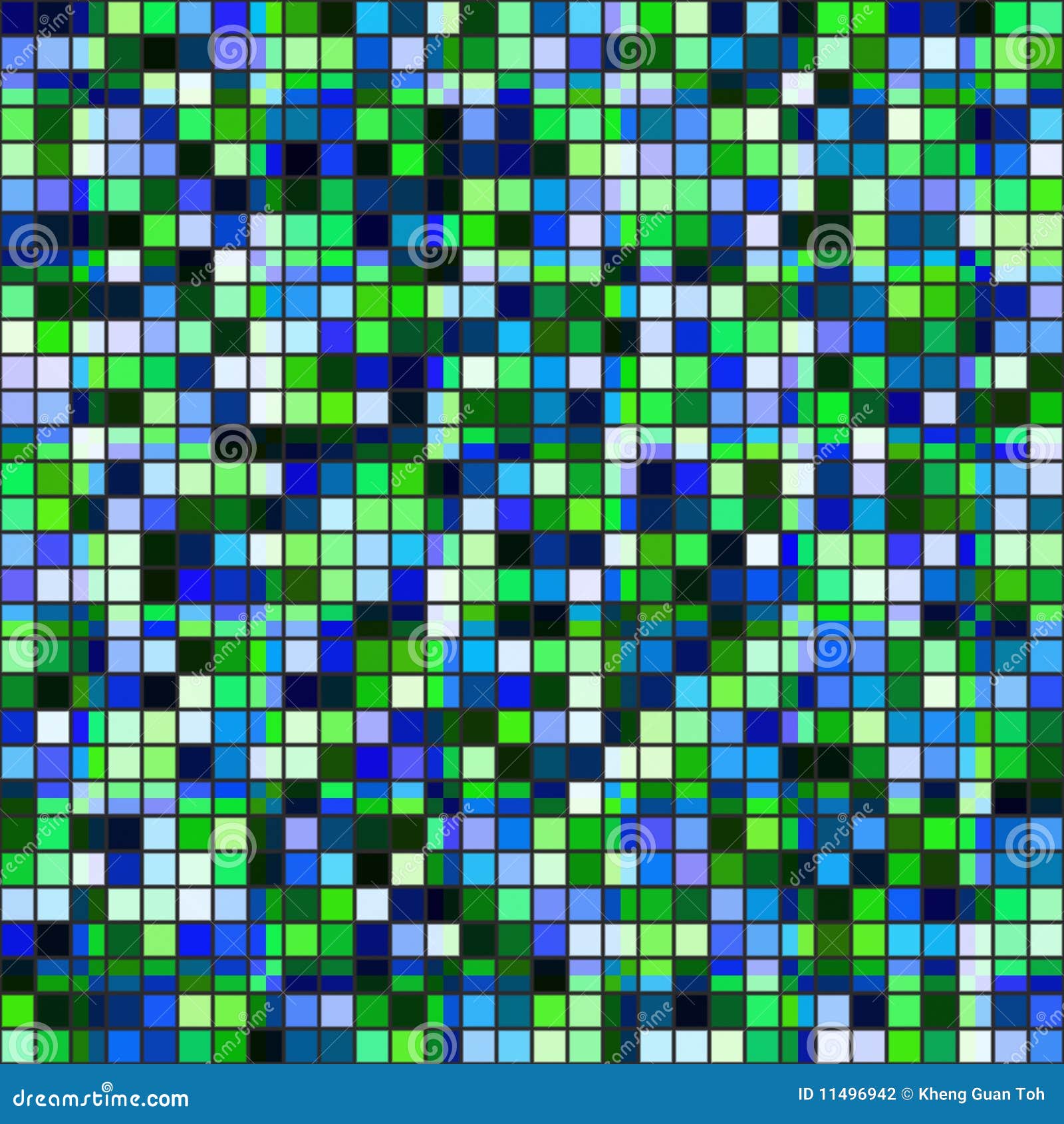 Retro tile mosaic stock illustration. Illustration of retro - 11496942