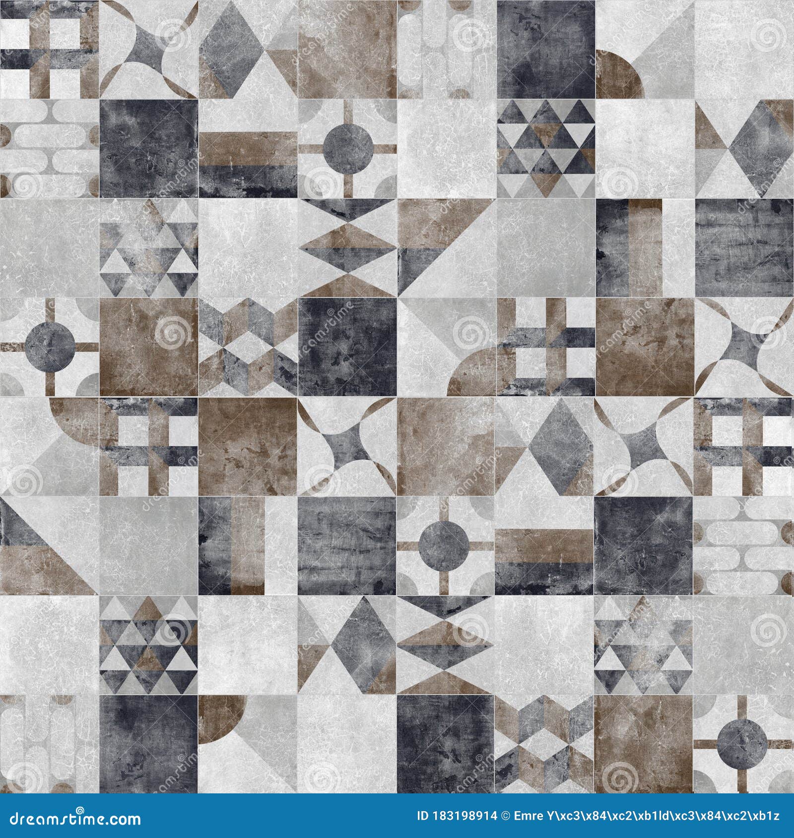 Retro Tiles Vector Illustration | CartoonDealer.com #55294372