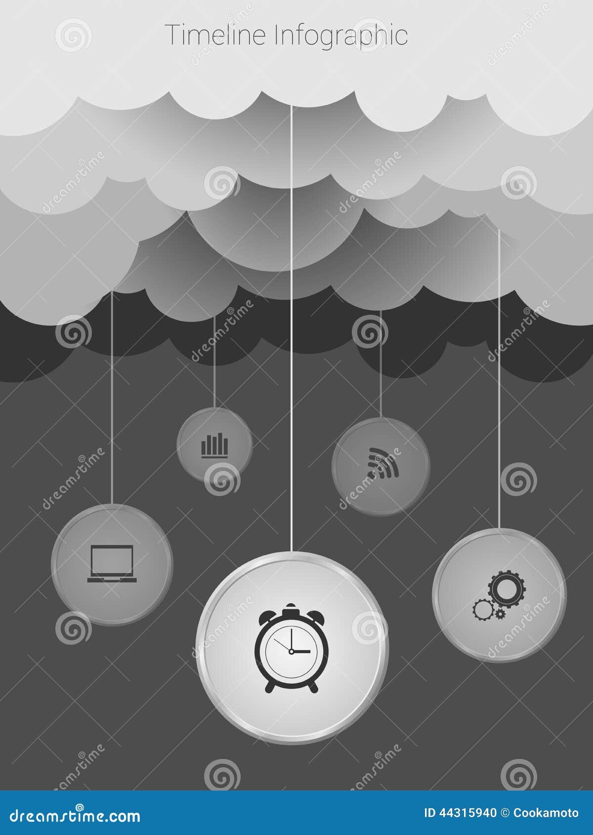 Retro Timeline Infographic. Road Map, Infographic Template With ...