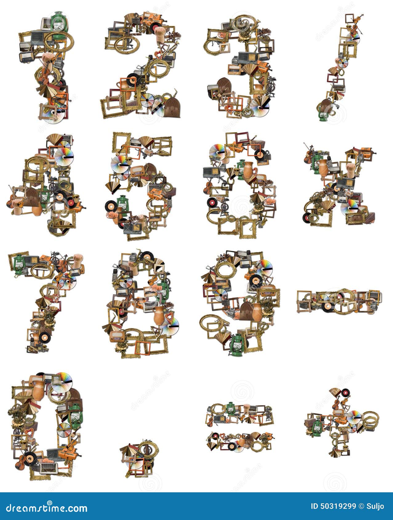 Retro Tools Typeset stock illustration. Illustration of design - 50319299