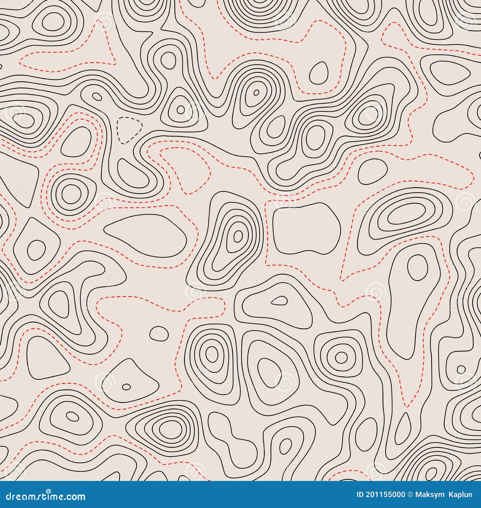 Retro Topographic Map. Geographic Contour Map. Abstract Outline Grid ...