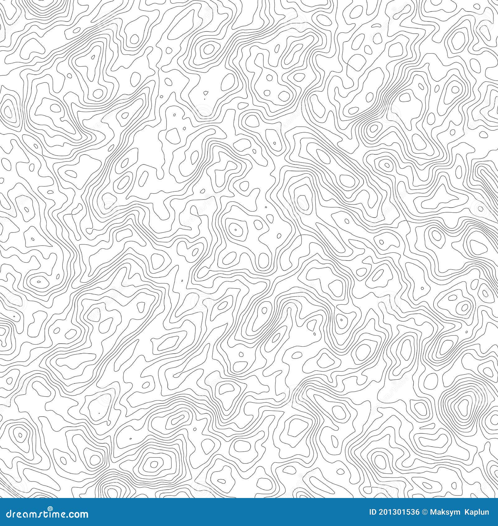 Retro Topographic Map. Geographic Contour Map. Abstract Outline Grid ...