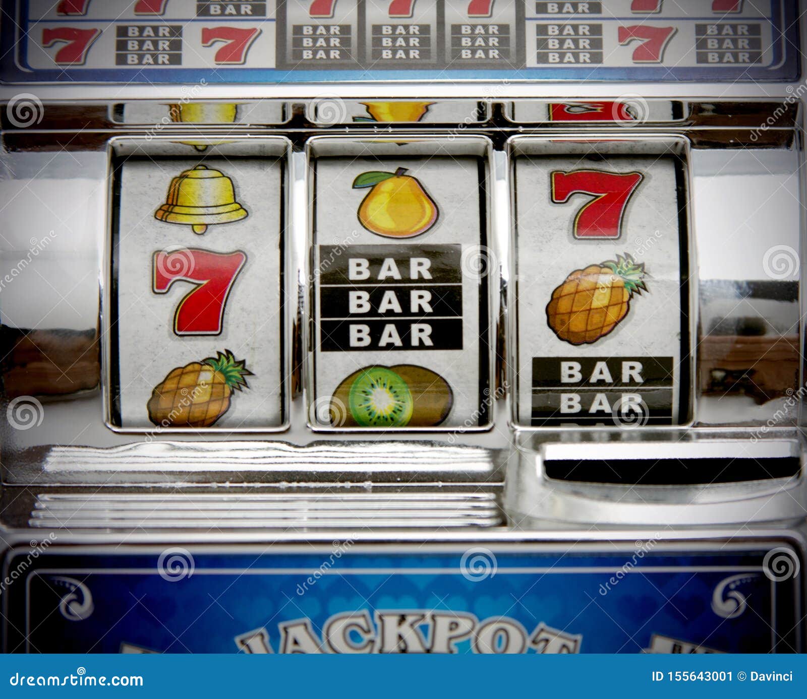 Retro Toy Slot Machine Close Up Stock Image - Image of retro, casino ...