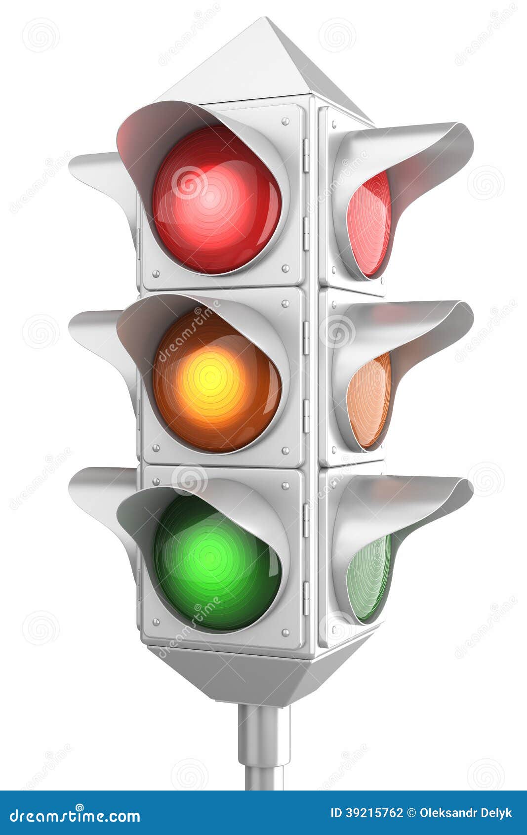 Retro Traffic Lights Stock Photography | CartoonDealer.com #39215762