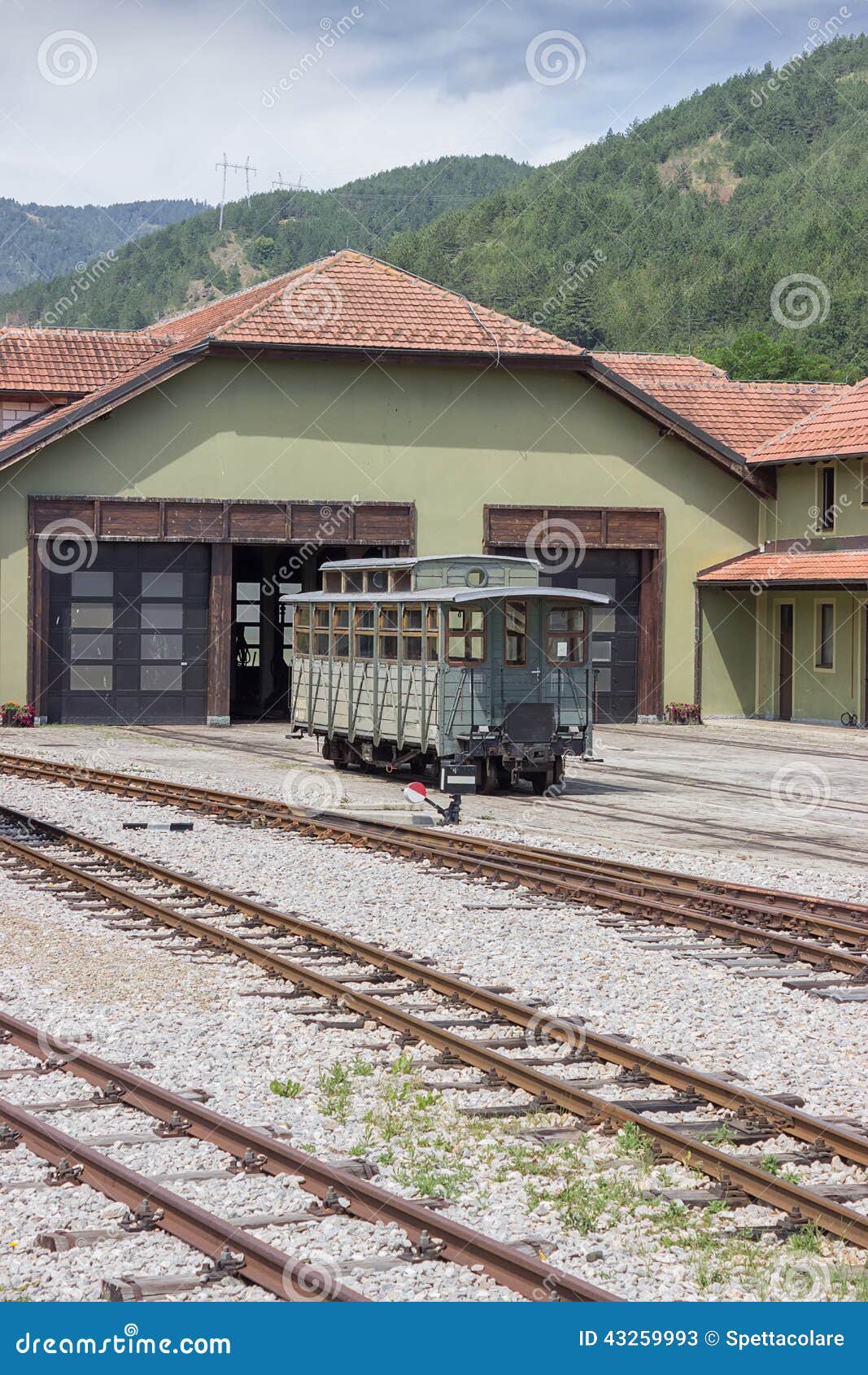 Train Repair Yard Stock Image | CartoonDealer.com #6418057