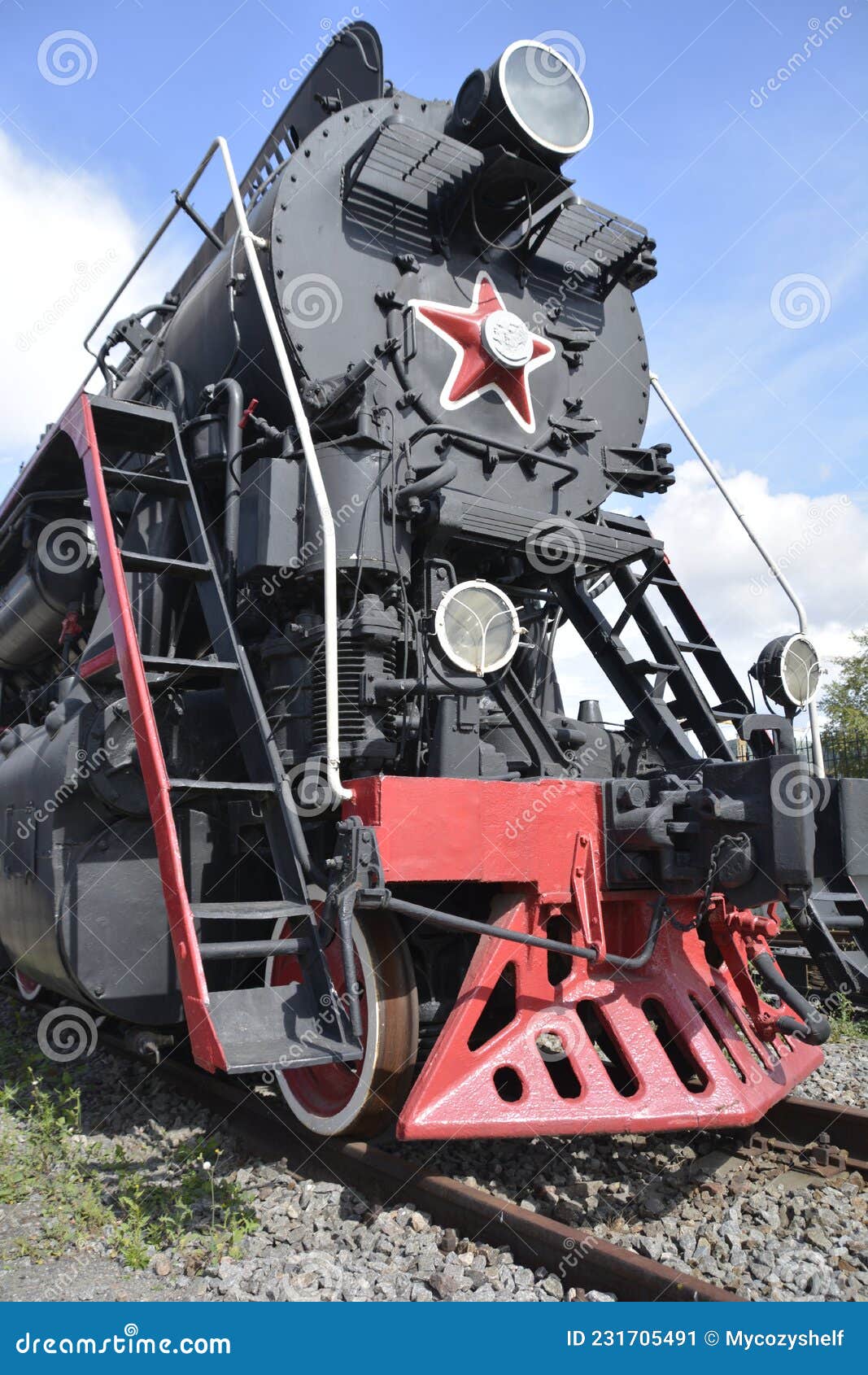 Retro train stock image. Image of transport, industry - 231705491