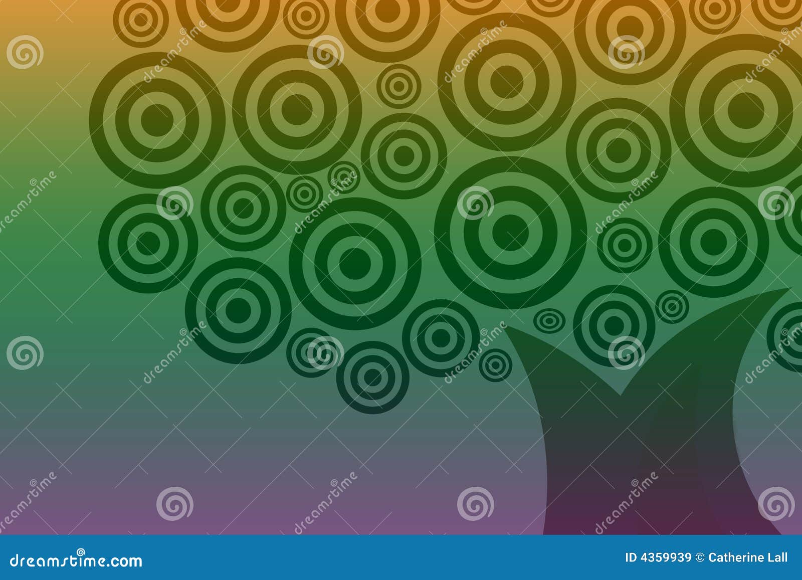 Retro Tree stock illustration. Illustration of branches - 4359939