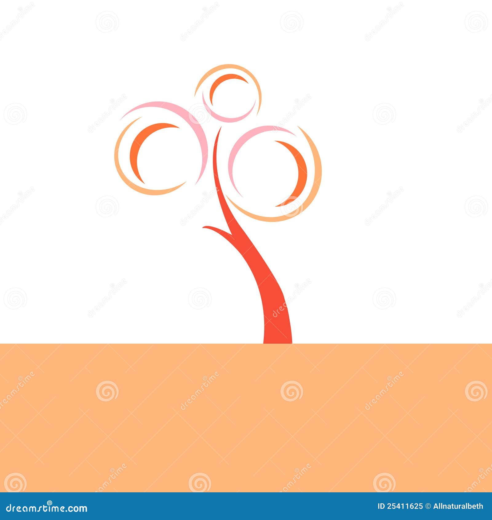 Retro Tree Silhouette Logo Royalty-Free Stock Photo | CartoonDealer.com ...