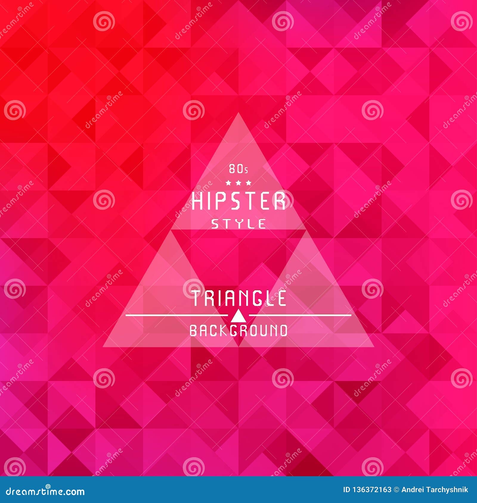 Retro Triangle Background Vector Illustration. Stock Vector ...
