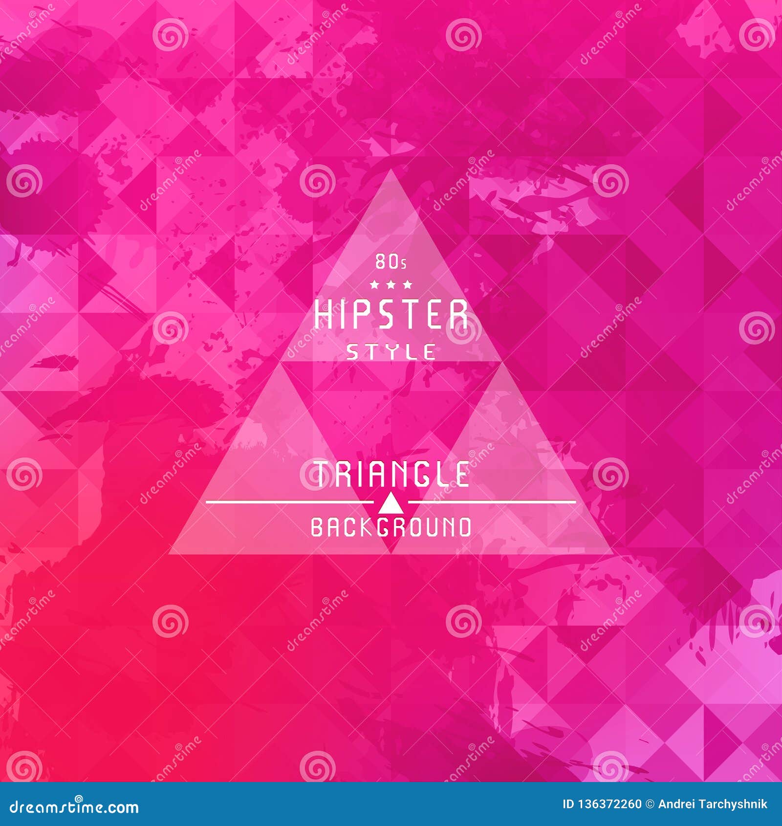 Retro Triangle Background Vector Illustration. Stock Vector ...