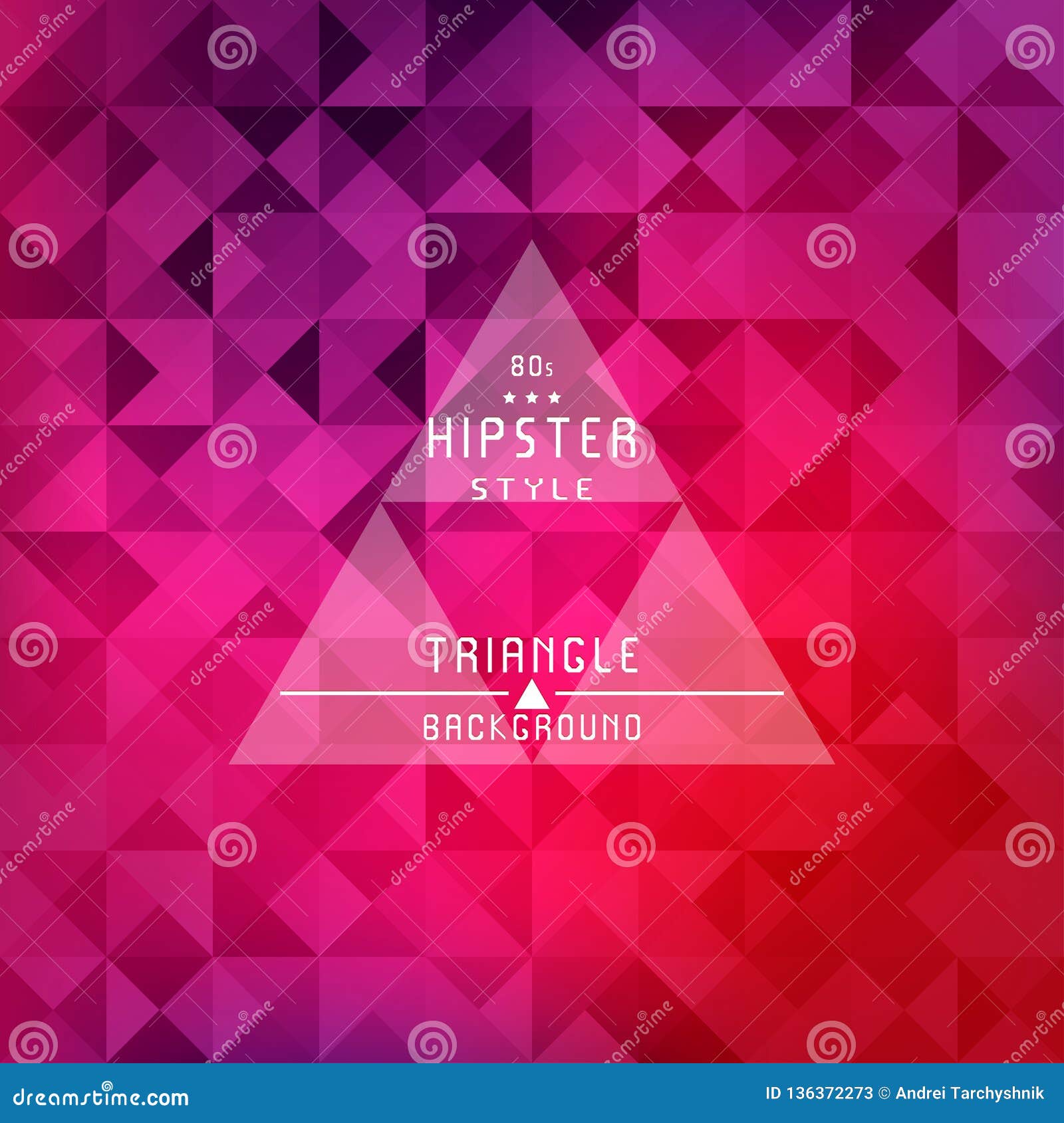 Retro Triangle Background Vector Illustration. Stock Vector ...