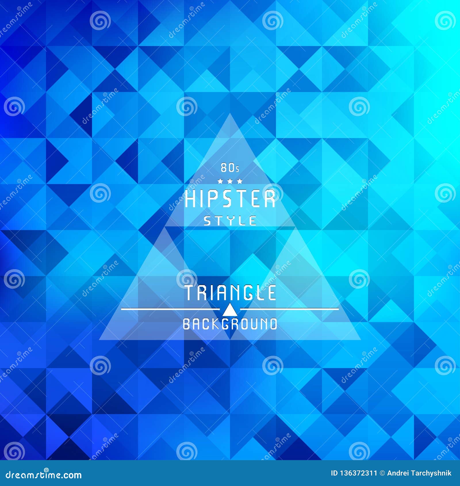 Retro Triangle Background Vector Illustration. Stock Vector ...