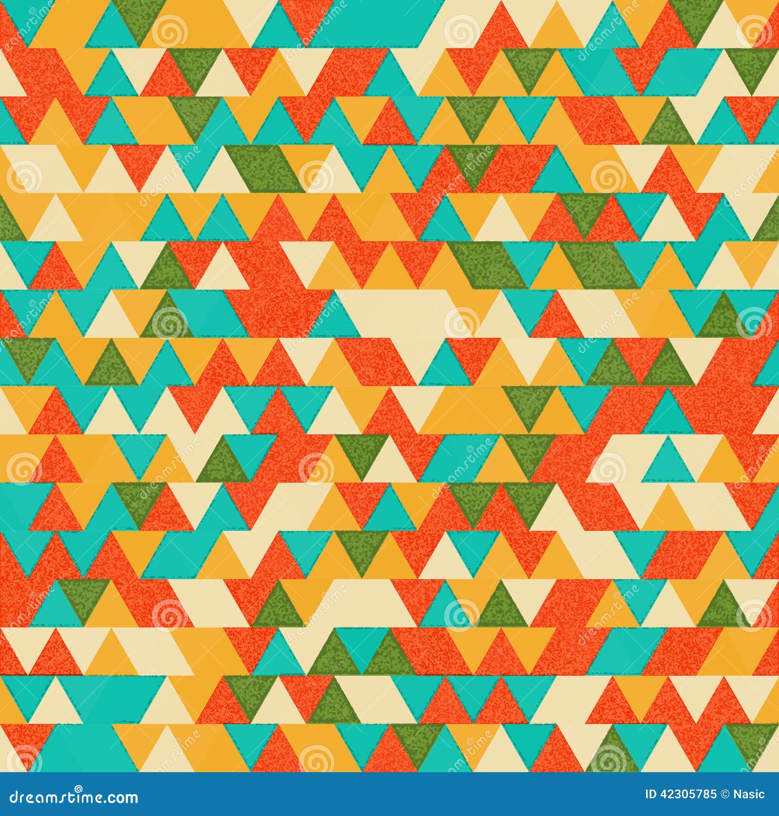 Retro Triangles Bright Background Stock Vector - Illustration of ...