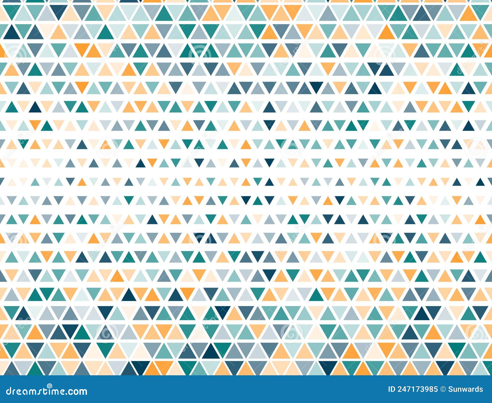 Retro Triangles Halftone Vector. Fade Triangular Shapes Banner Backdrop ...