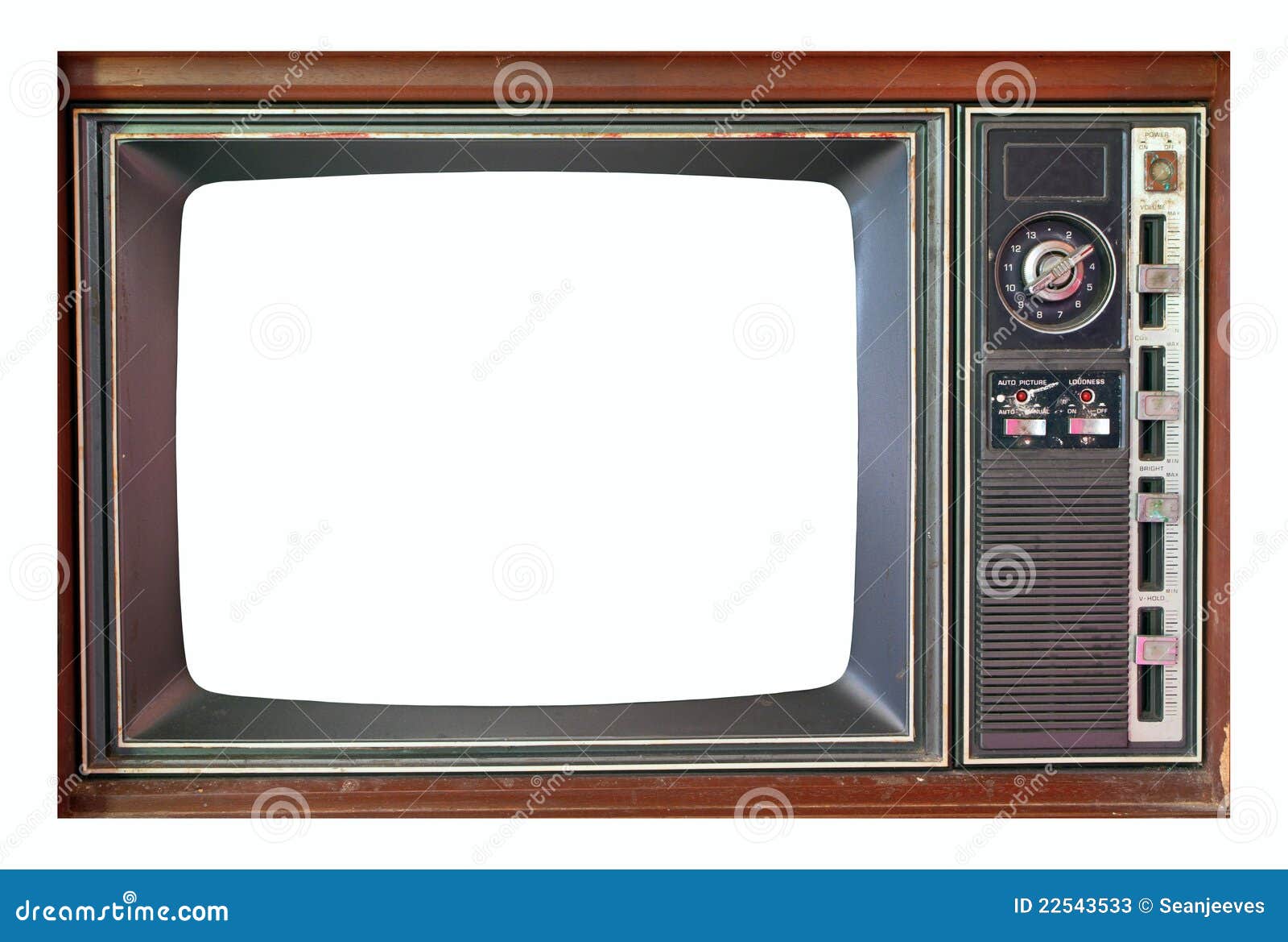 Retro TV stock image. Image of home, style, tube, retro - 22543533
