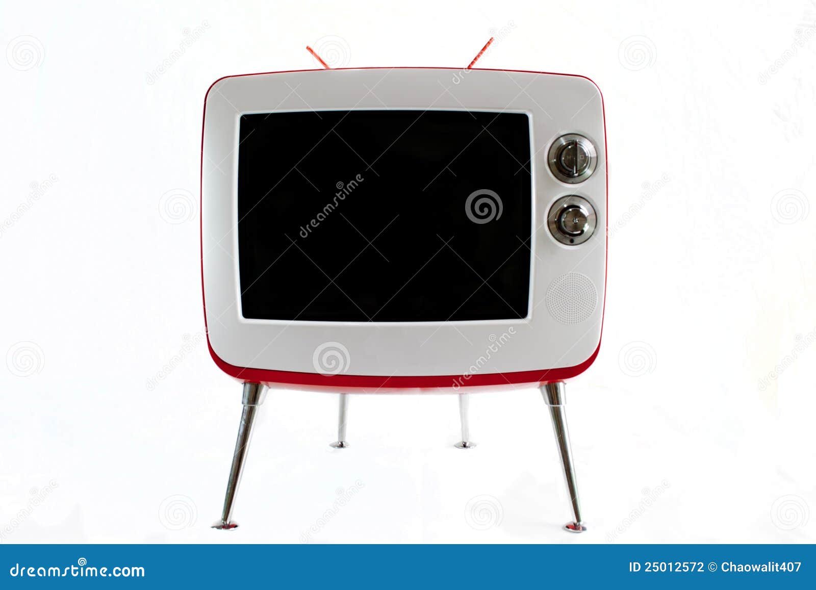 Retro TV stock photo. Image of object, retro, isolated - 25012572