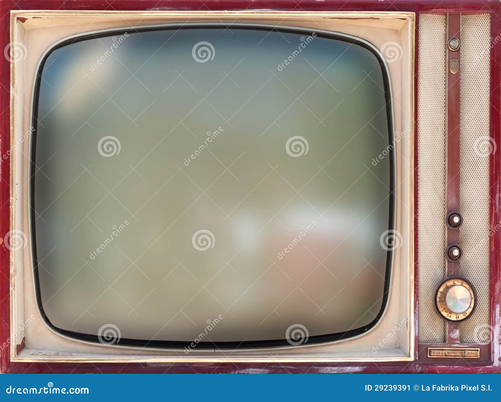 Retro TV stock image. Image of ancient, single, grunge - 29239391