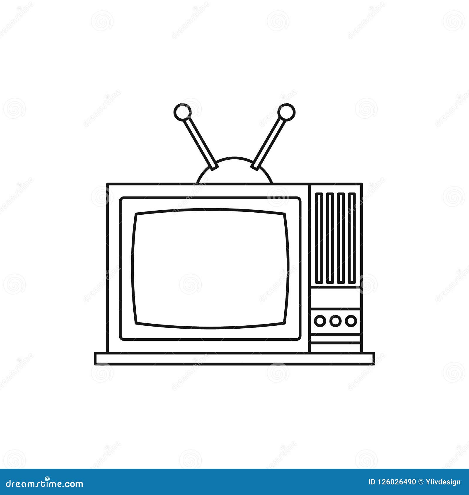 Tv Screen Outline Stock Images - Download 33 Royalty Free Photos