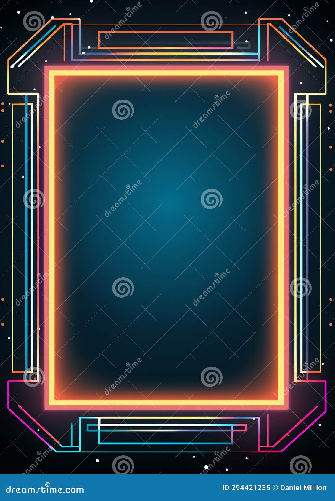 Retro TV Screen Frame 80s Retro Nostalgic Stock Illustration ...