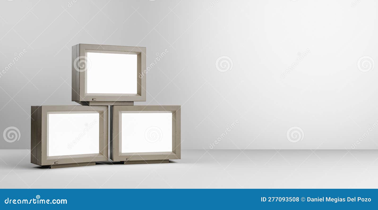 Retro TV set stock illustration. Illustration of mockup - 277093508