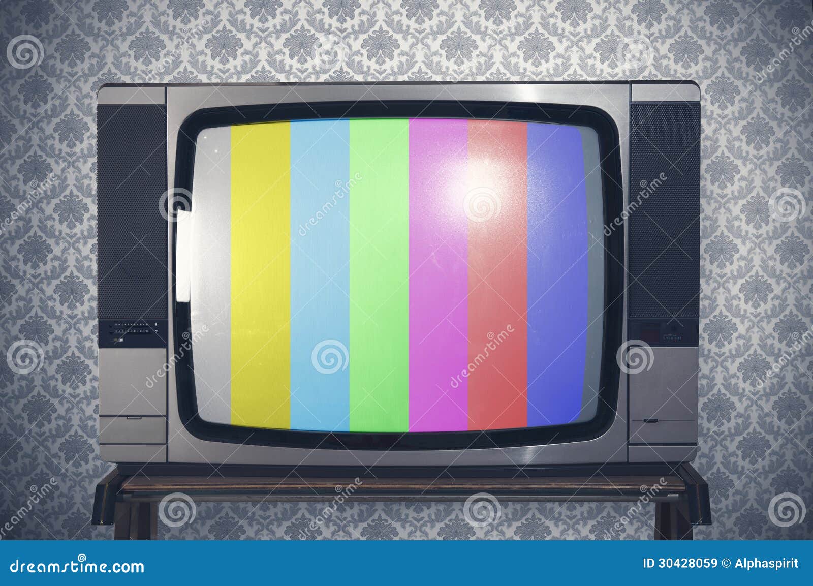 Retro tv stock image. Image of electricity, analog, communication ...