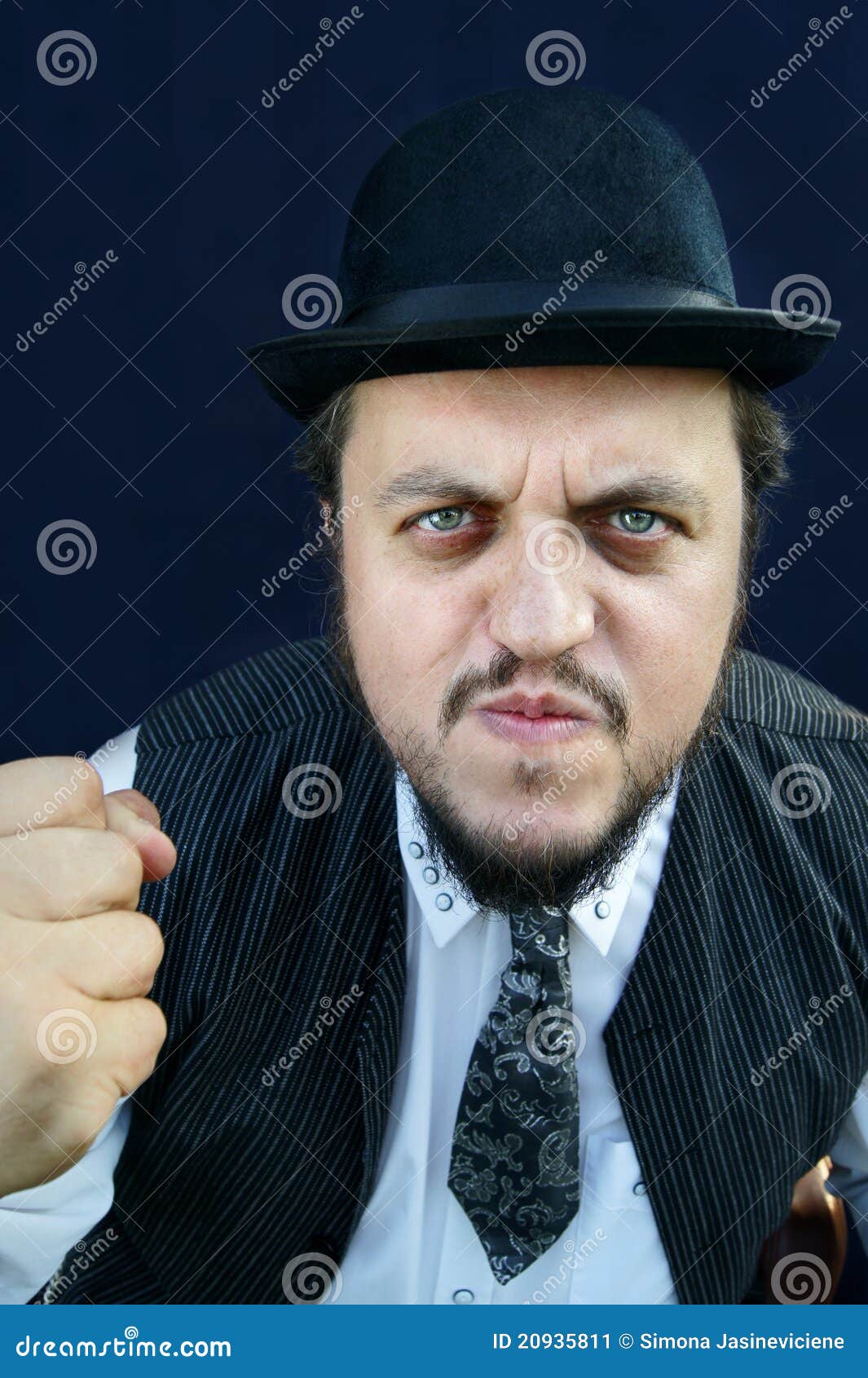 Retro Uomo Ricco. Banchiere Immagine Stock - Immagine di obbligo, soldi ...