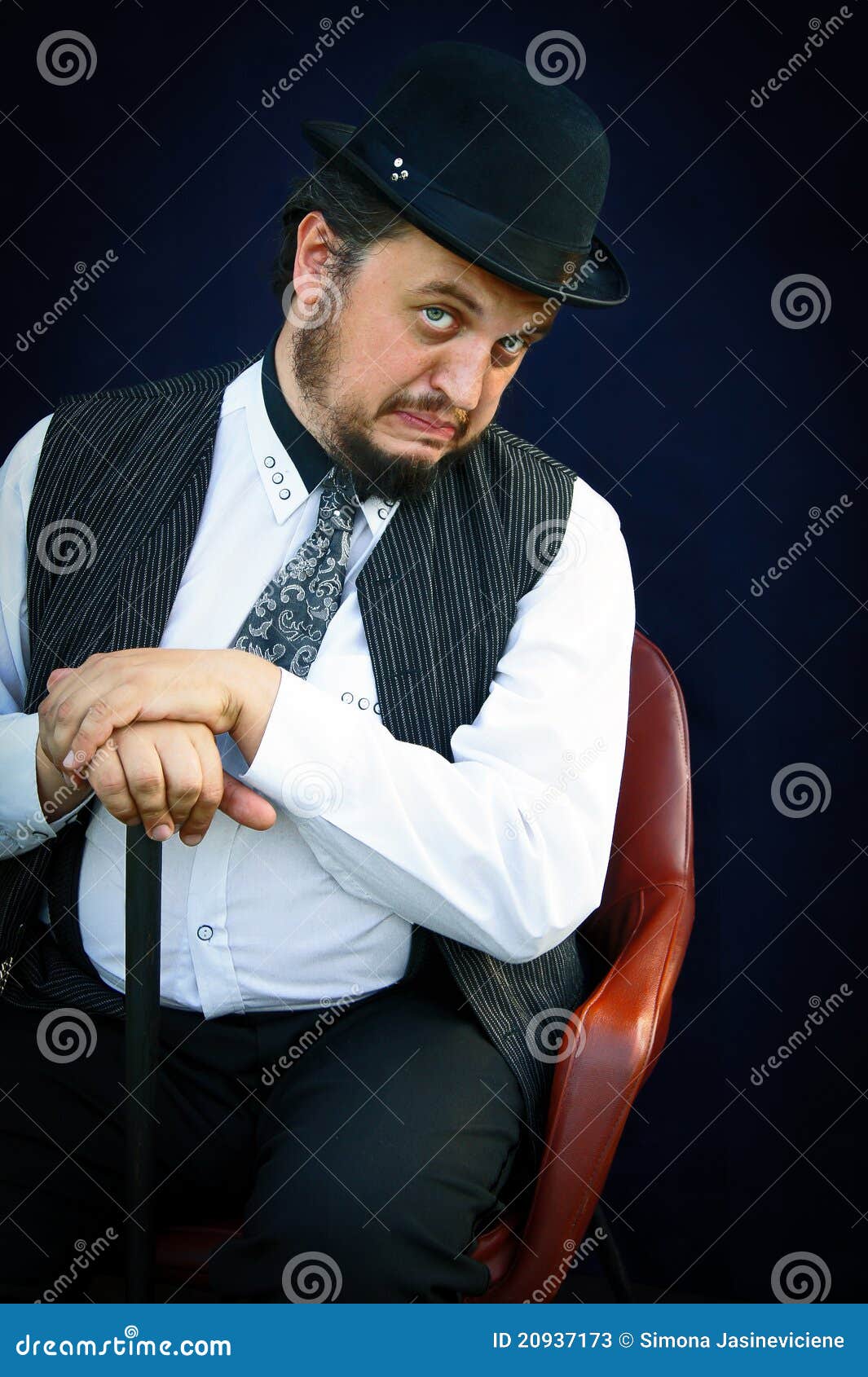 Retro Uomo Ricco. Banchiere Immagine Stock - Immagine di banchiere ...