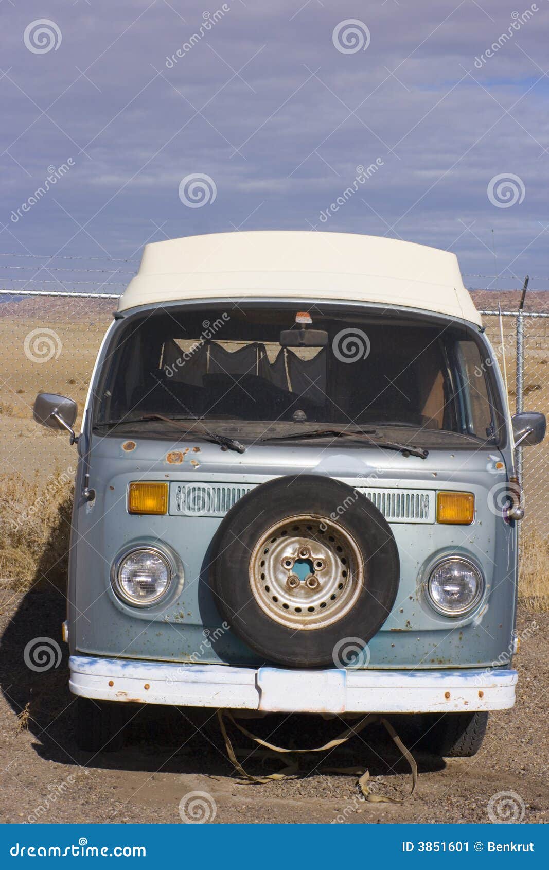 Retro Van in Utah stock image. Image of freedom, cargo - 3851601
