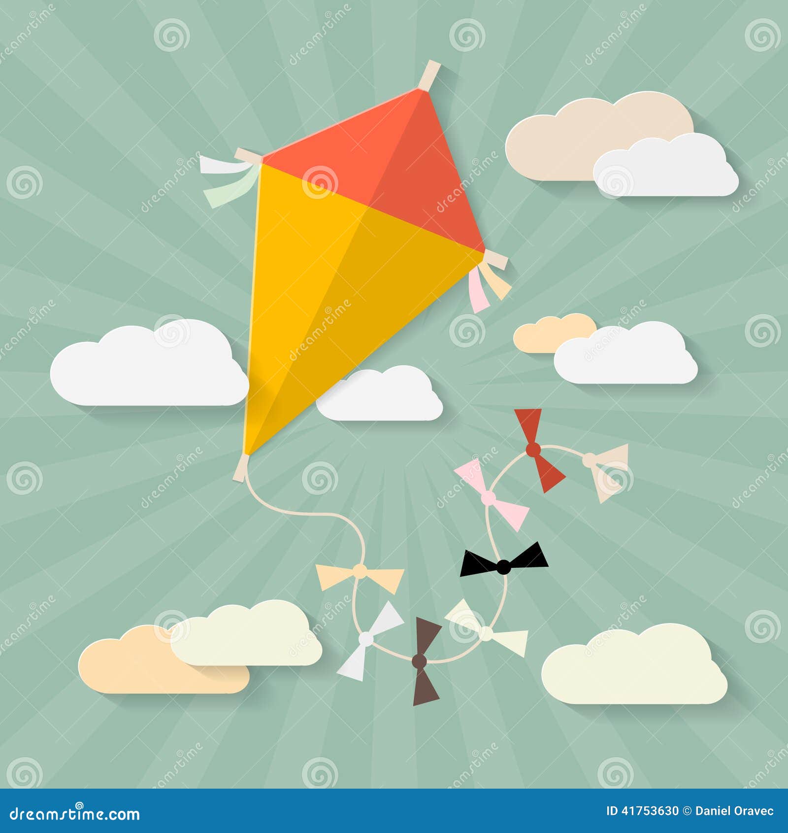 Paper Kite Icon Black And White Vector Pictogram. Children Game Design ...
