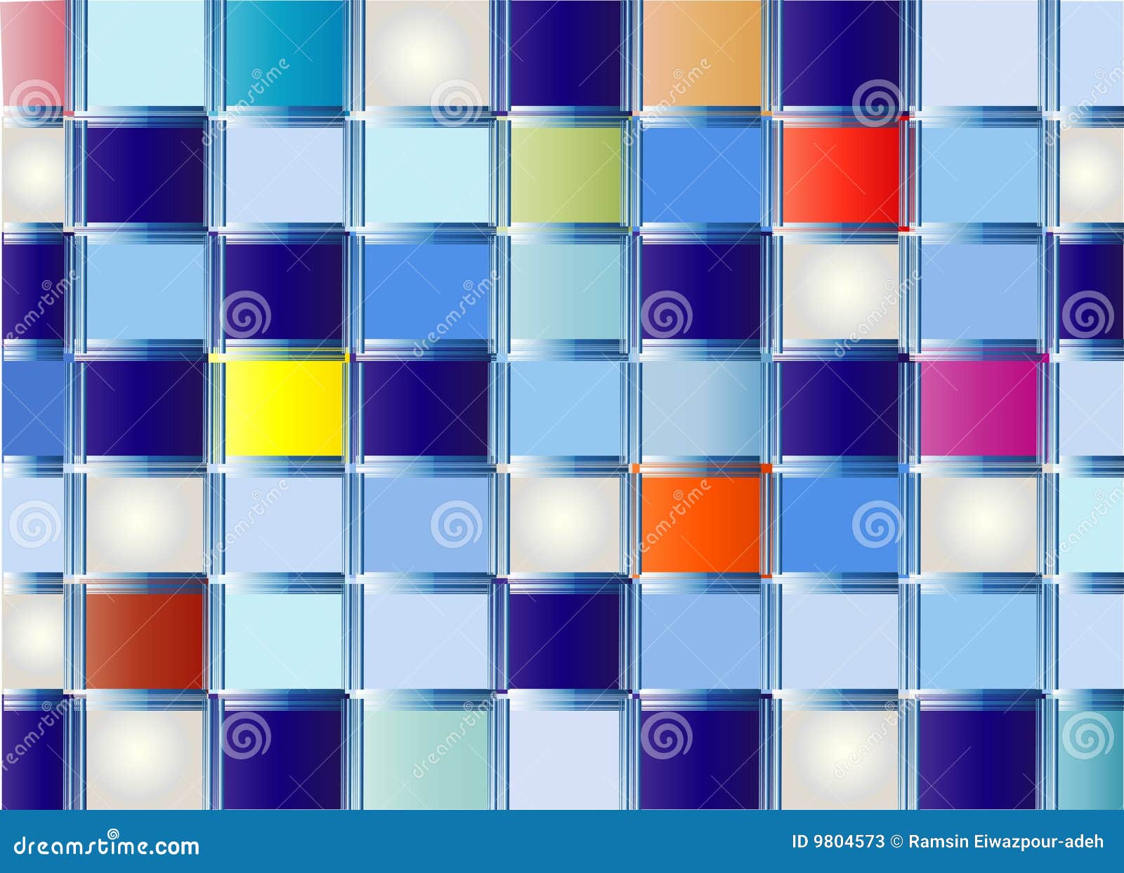 Retro vector squares stock vector. Illustration of corporate - 9804573