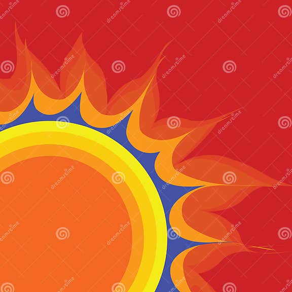 Retro vector sun stock vector. Illustration of concept - 4995614