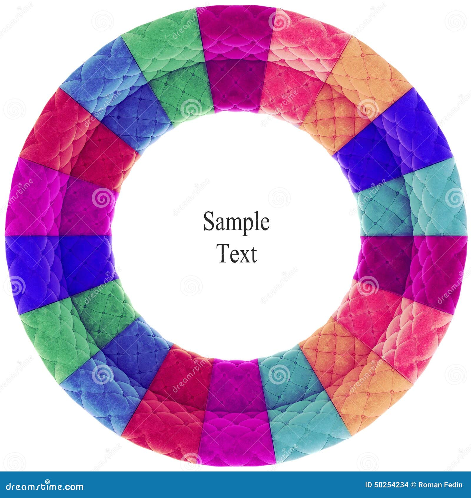 Retro Velvet Circle Texture Stock Illustration - Illustration of faded ...