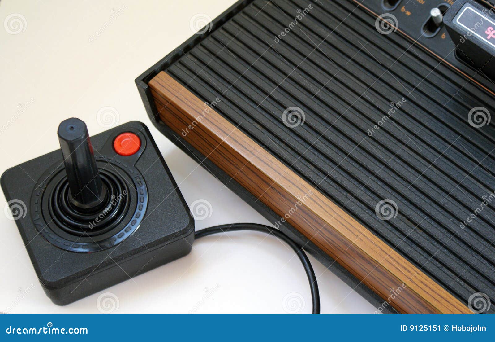 Retro Video Game Console stock image. Image of video, videogame - 9125151