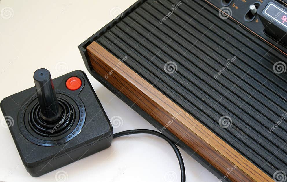 Retro Video Game Console stock image. Image of video, videogame - 9125151