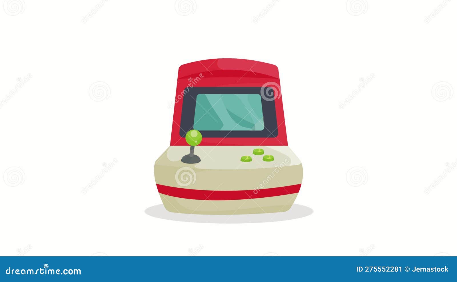 Retro Video Game Console Animation Stock Video - Video of handle, retro ...