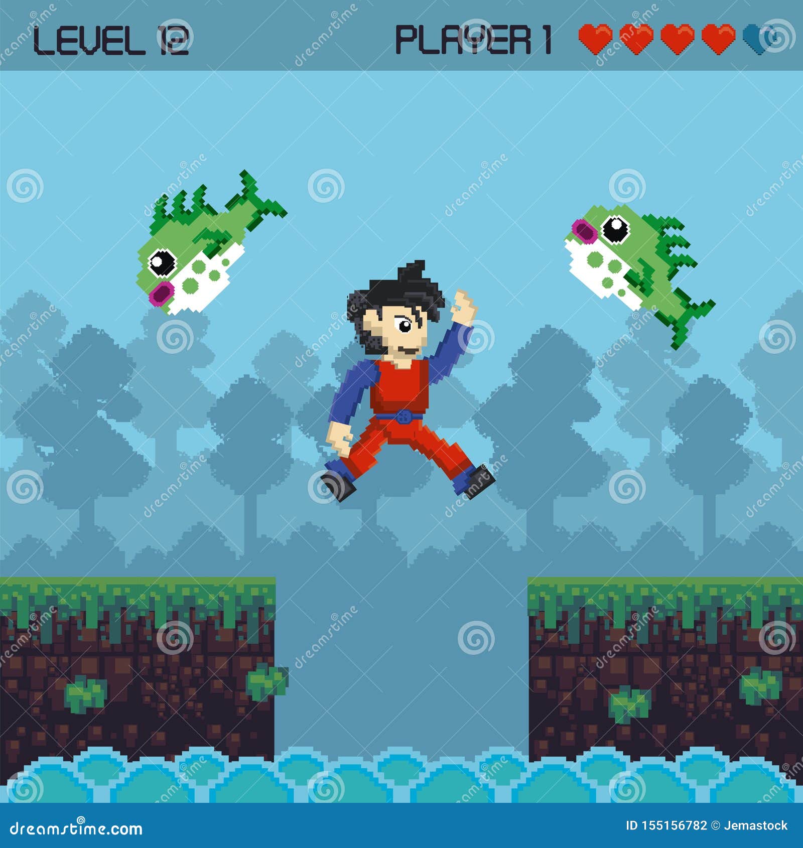 Pixelated Hero Stock Illustrations – 427 Pixelated Hero Stock ...