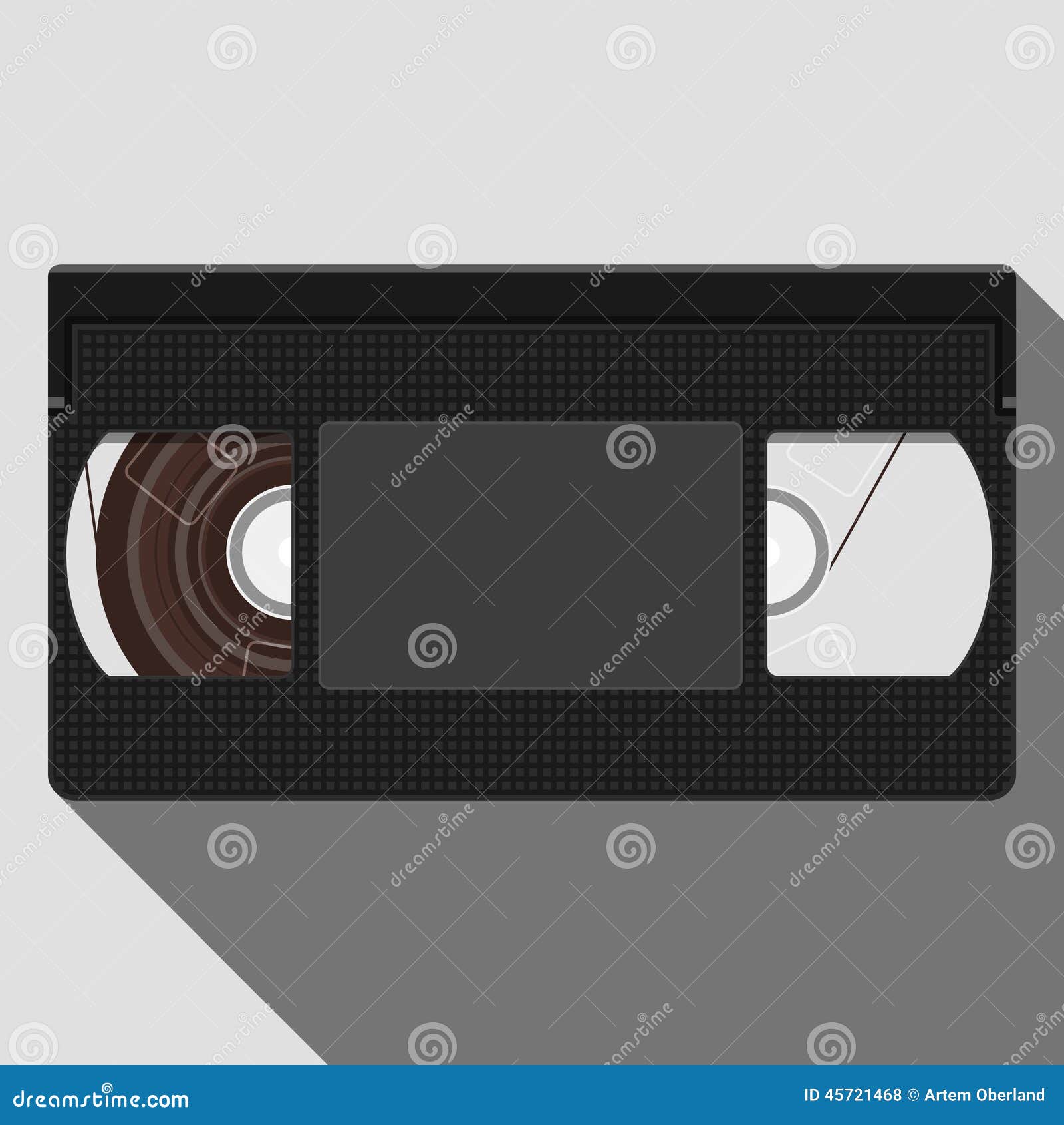 Retro Videotape stock illustration. Illustration of media - 45721468