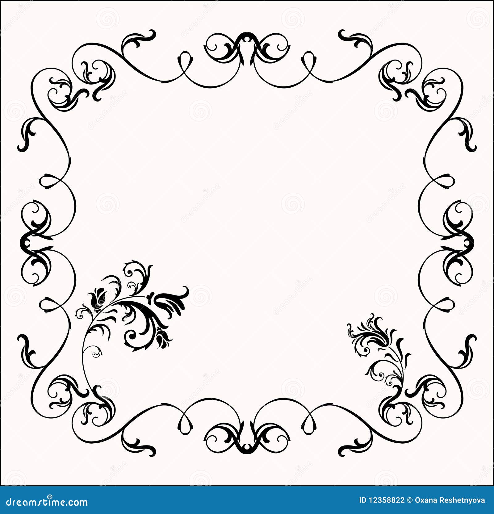 Set Of Retro Vignette Frames Vector Illustration | CartoonDealer.com ...