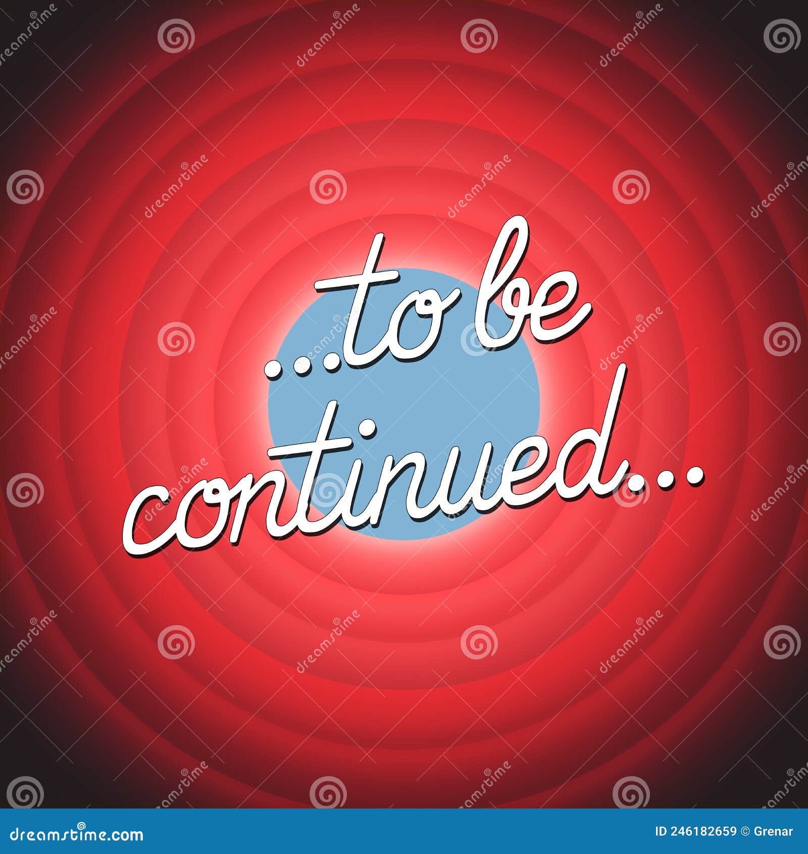 Looney Toons Rings To Be Continued Stock Illustration - Illustration of ...