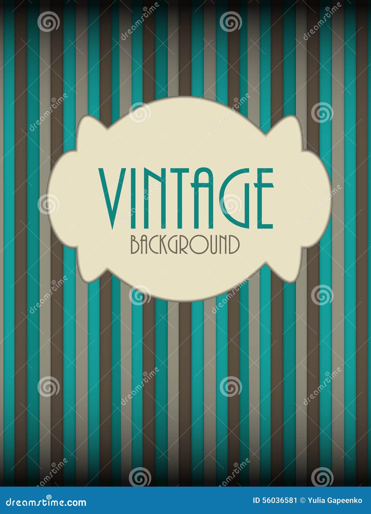 Retro Vintage Background Template Vector Stock Vector - Illustration of ...