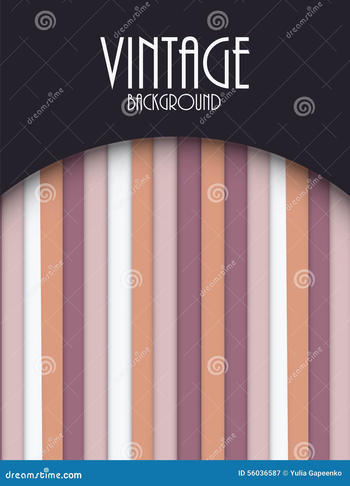 Retro Vintage Background Template Vector Stock Vector - Illustration of ...