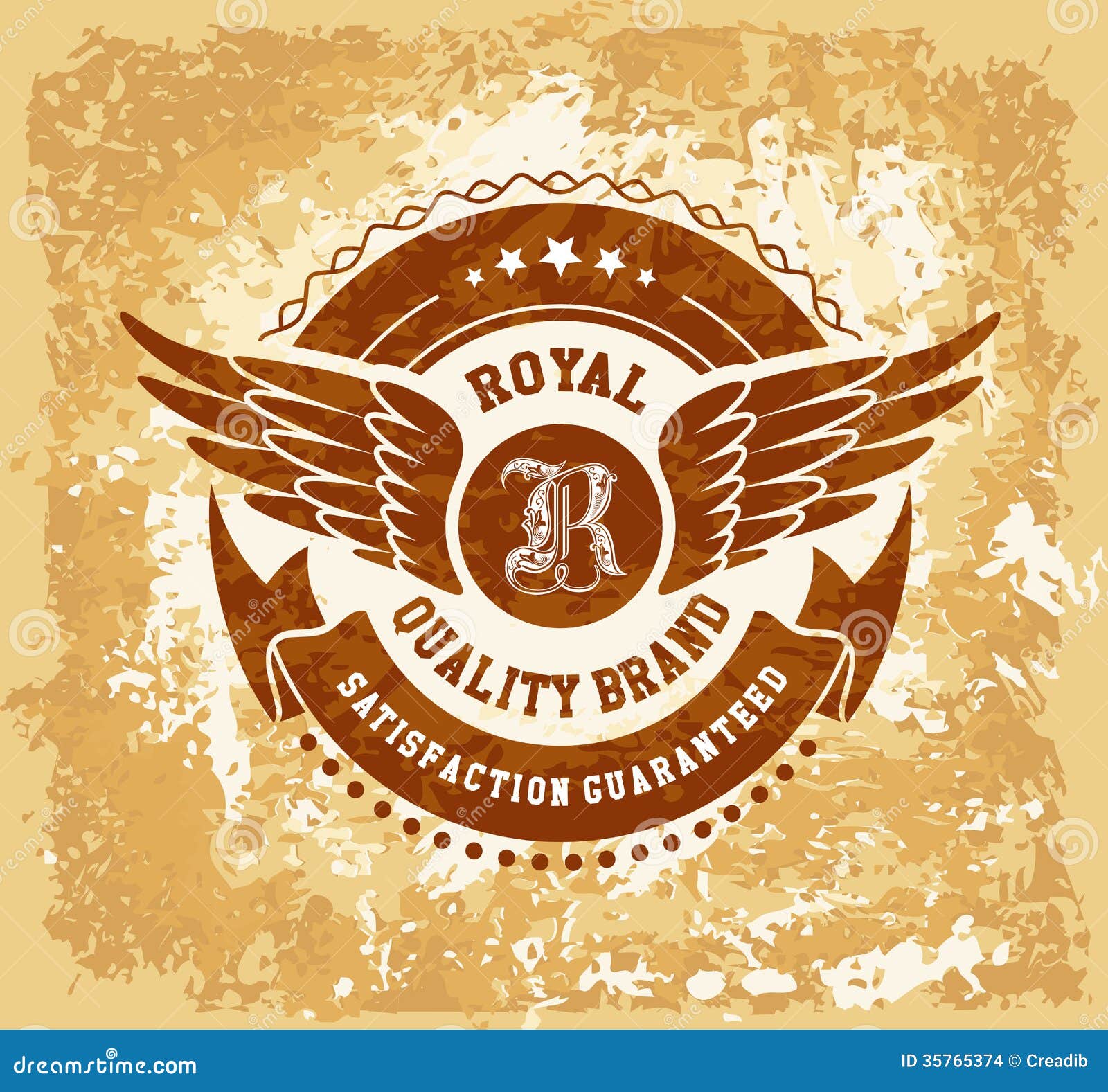 Retro vintage badge stock illustration. Illustration of percent - 35765374