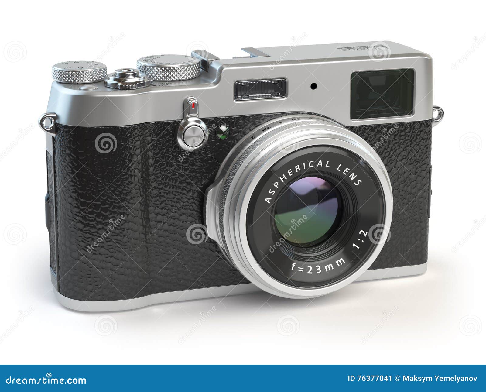 Retro Vintage Camera on White Stock Illustration - Illustration of ...