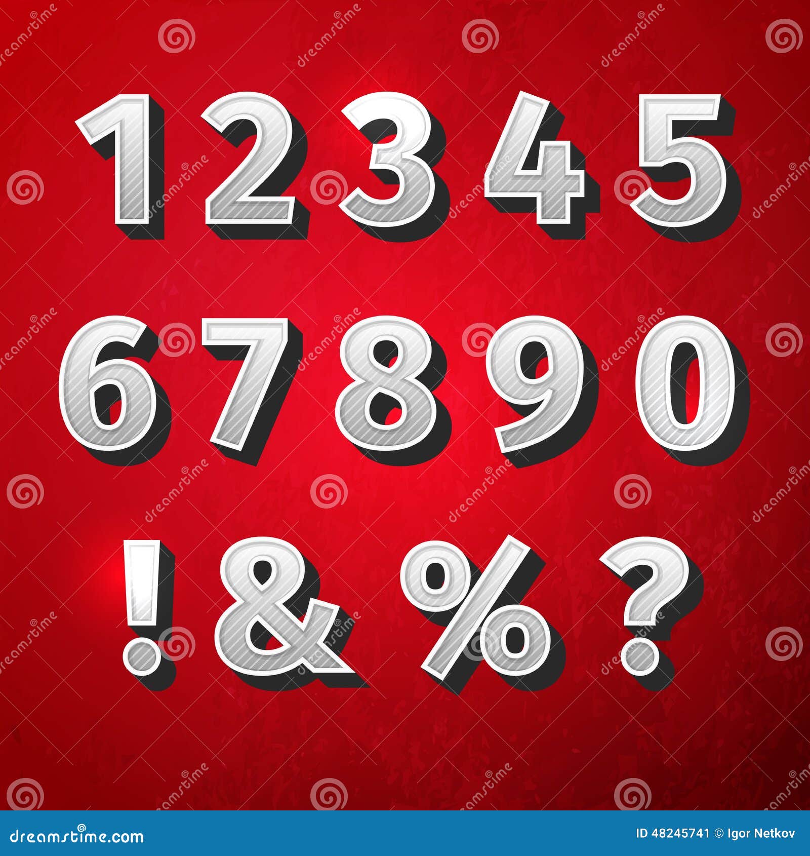 Retro vintage font stock vector. Illustration of icon - 48245741