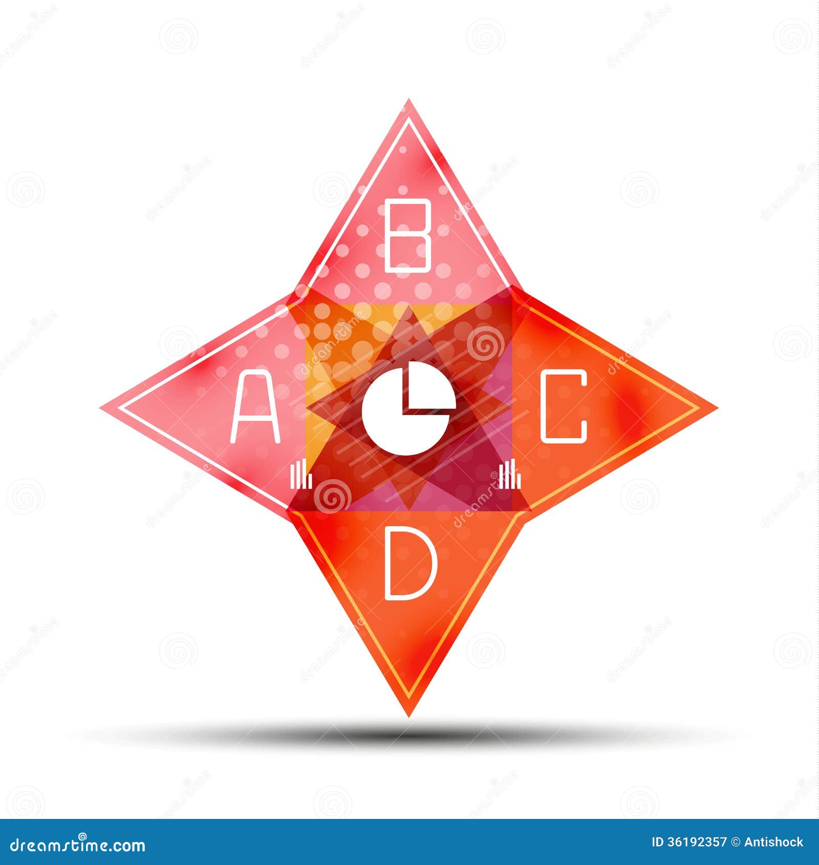 Retro Vintage Geometric Shape Infographic Stock Vector - Illustration ...