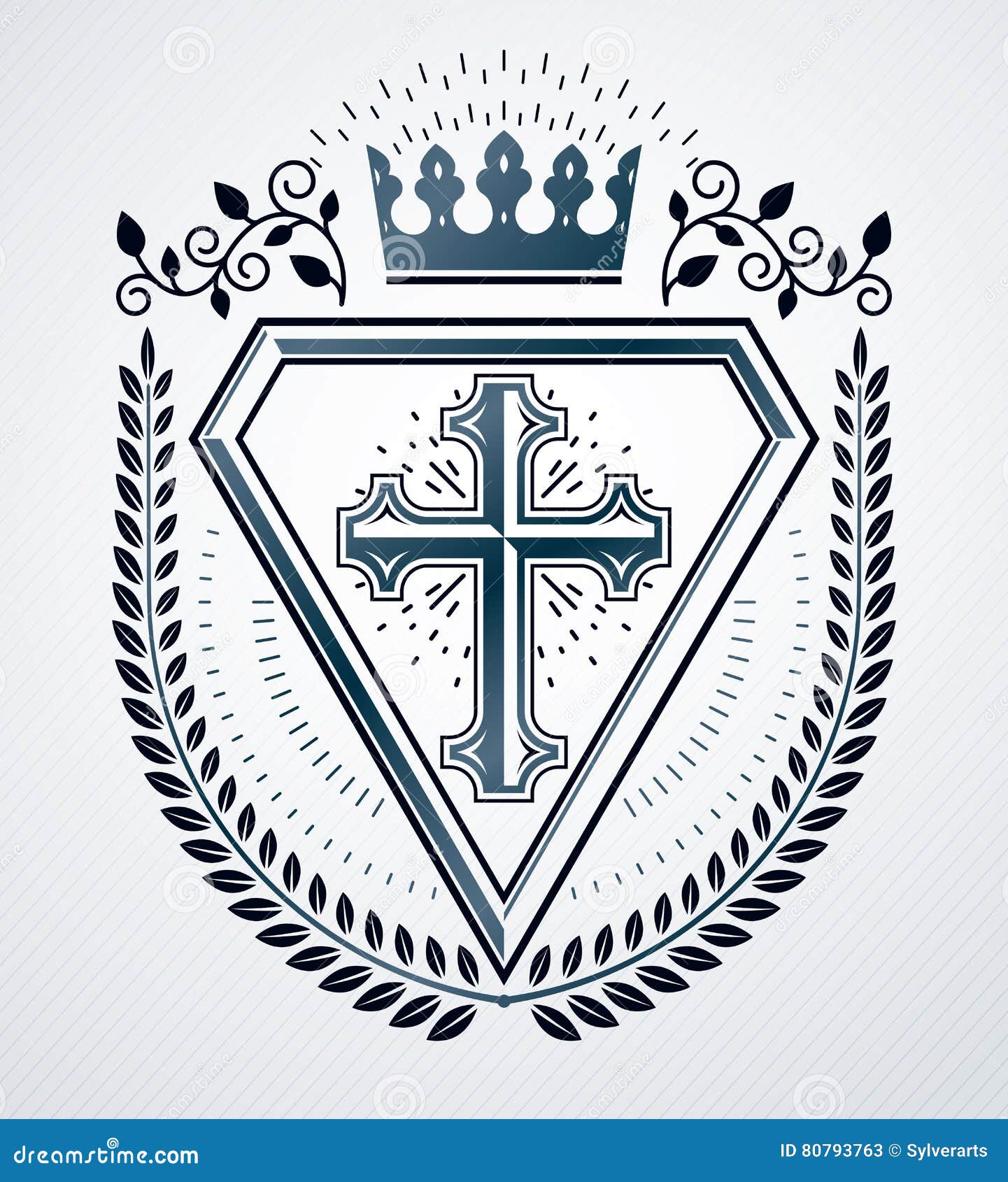 Retro Vintage Insignia. Vector Design Element Stock Vector ...