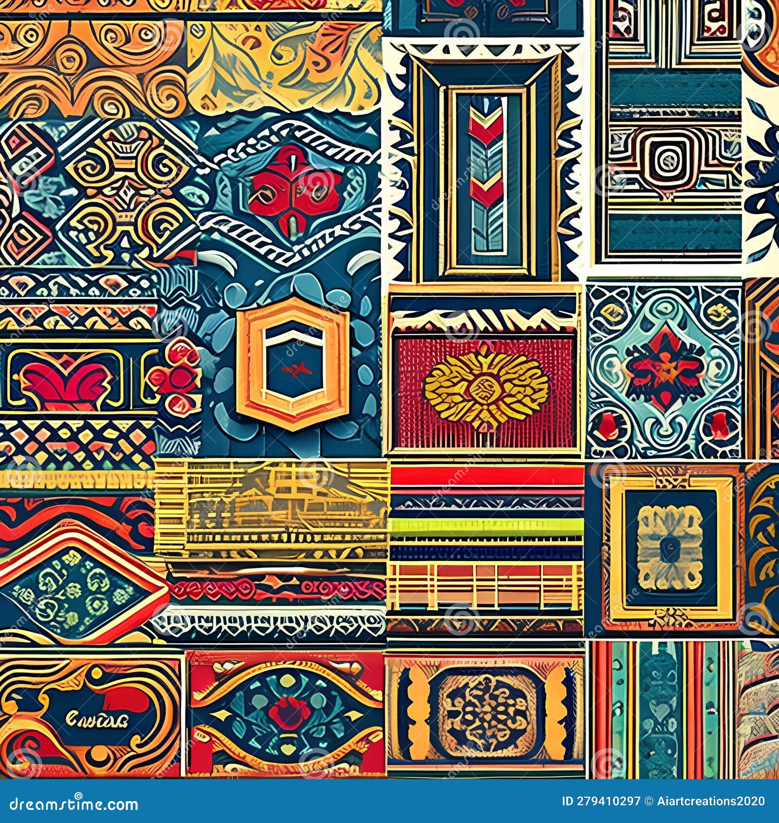 1616 Retro Vintage Patterns A Retro And Vintage Inspired Background Featuring Retro Patterns