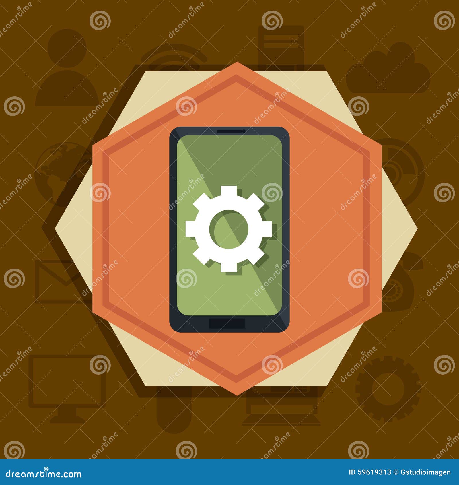 Retro and Vintage Technology Graphic Stock Vector - Illustration of ...