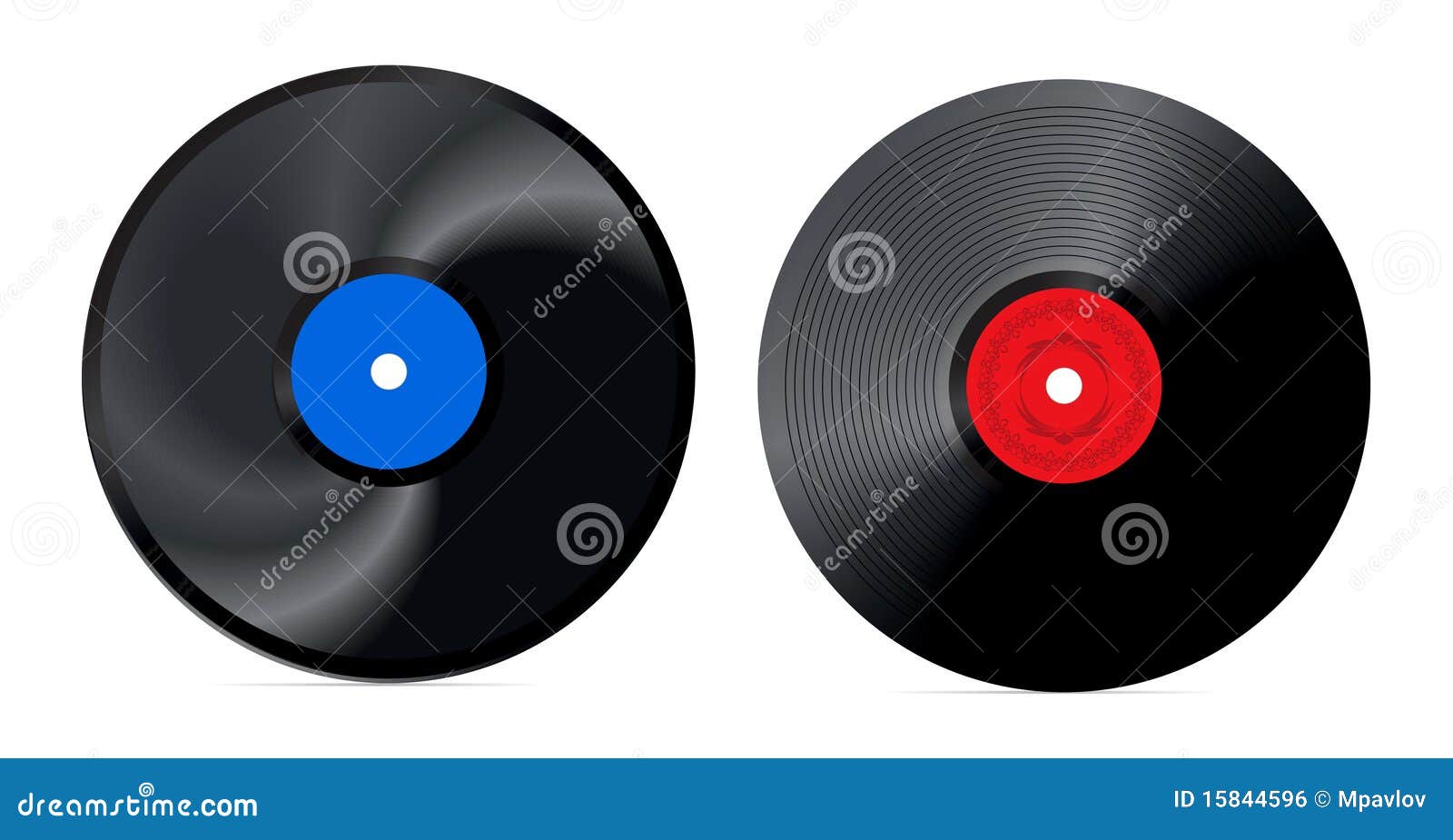 Retro Vinyl Record Isolated On Transparent. Vintage 1980s Muscal Album ...